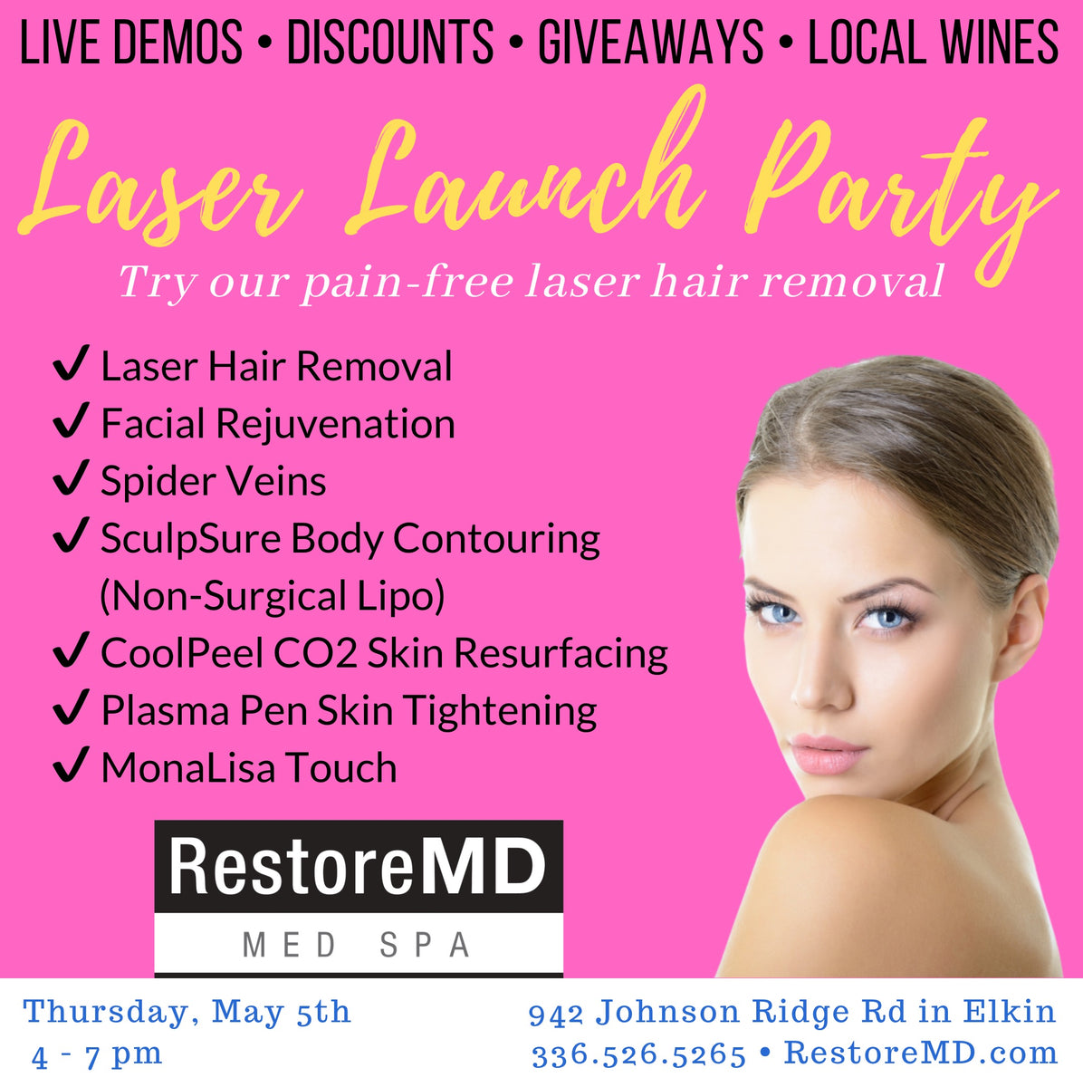 Laser Launch Party! – RestoreMD